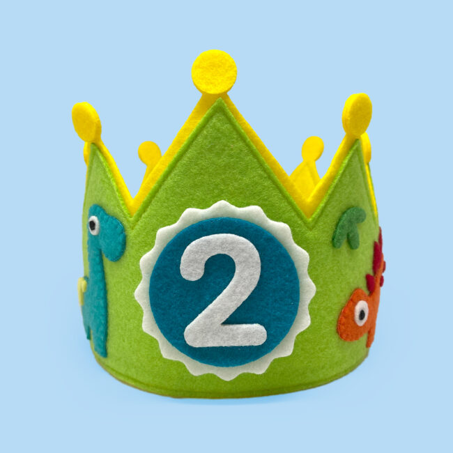 Corona Personalizada con Números del 2 al 5 - Punto ideas